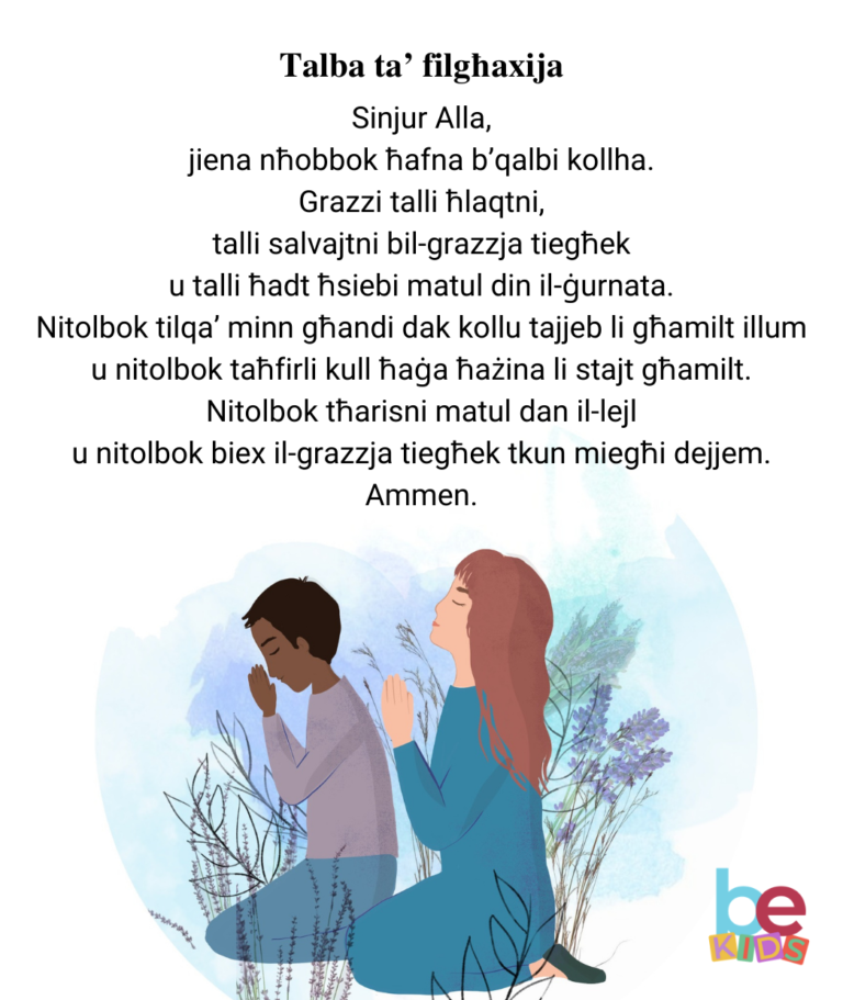 Talb ta’ matul il-jum - BeKids