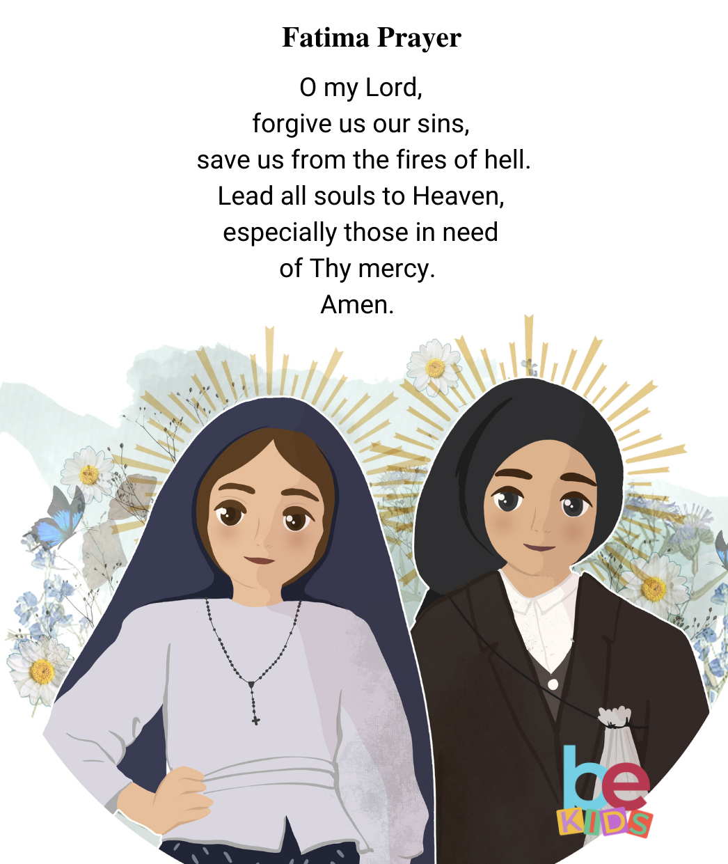 Saints Francisco and Jacinta Marto - BeKids