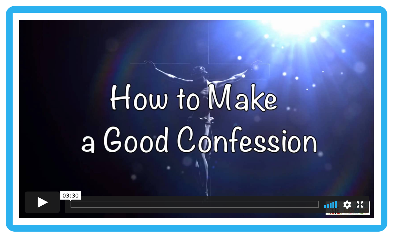 How to Make a Good Confession? - BeKids