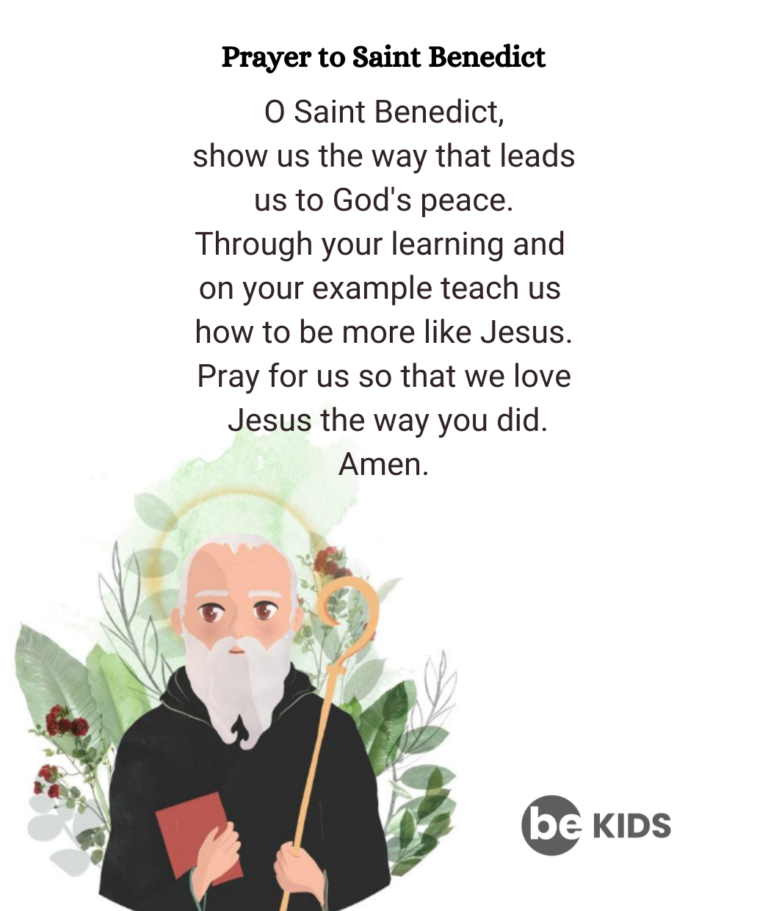 Saint Benedict of Nursia - BeKids