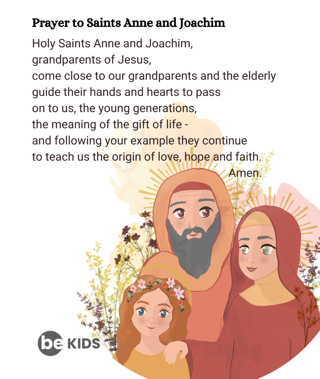 Prayer To St Joachim And St Anne at Lynda Tawney blog