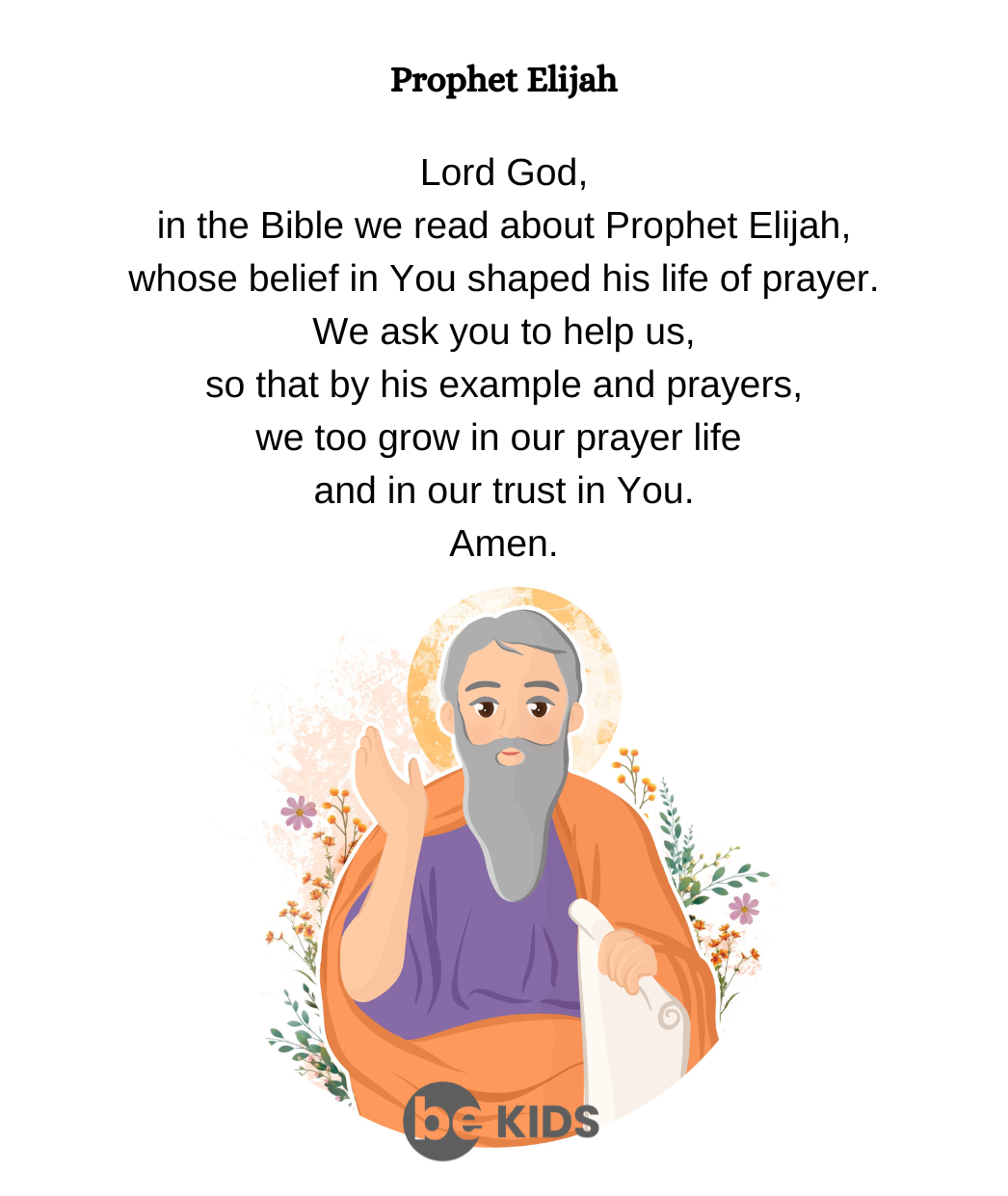 The Prophet Elijah - BeKids
