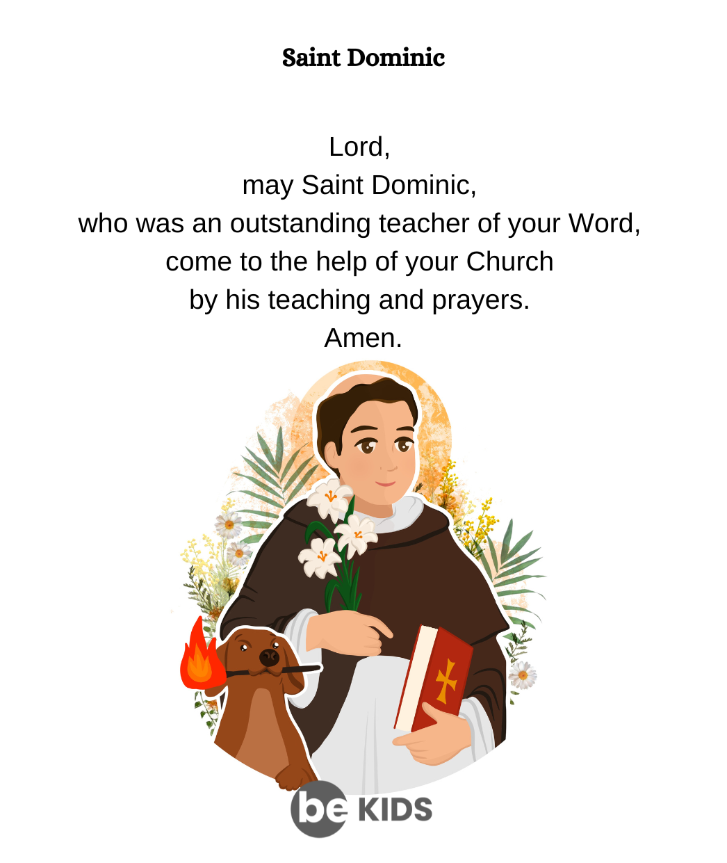 Saint Dominic - BeKids