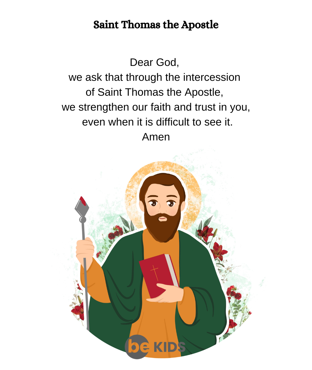 Saint Thomas the Apostle - BeKids