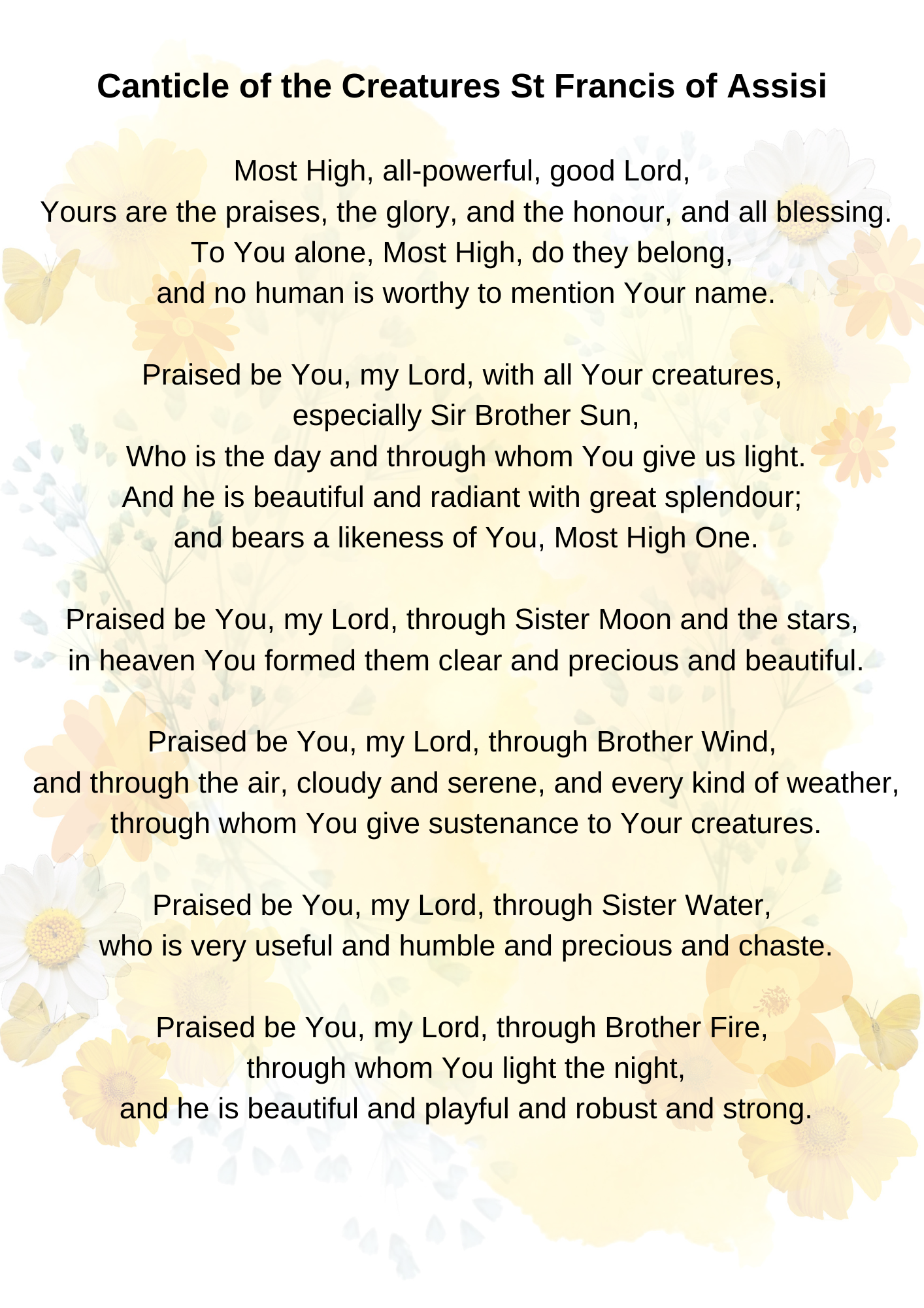 Traditional prayers - BeKids