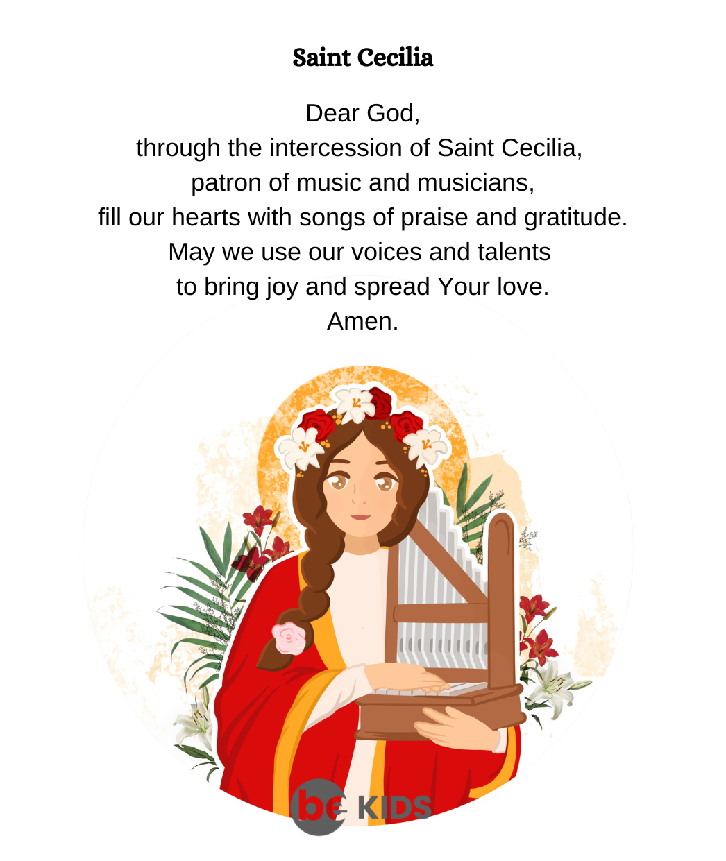 Saint Cecilia - BeKids